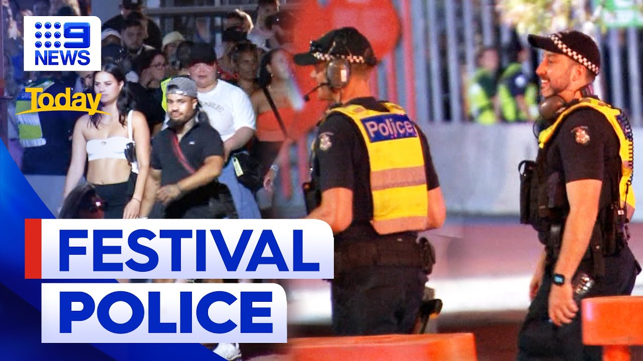 Intense police presence at Melbourne music festival after recent mass ...