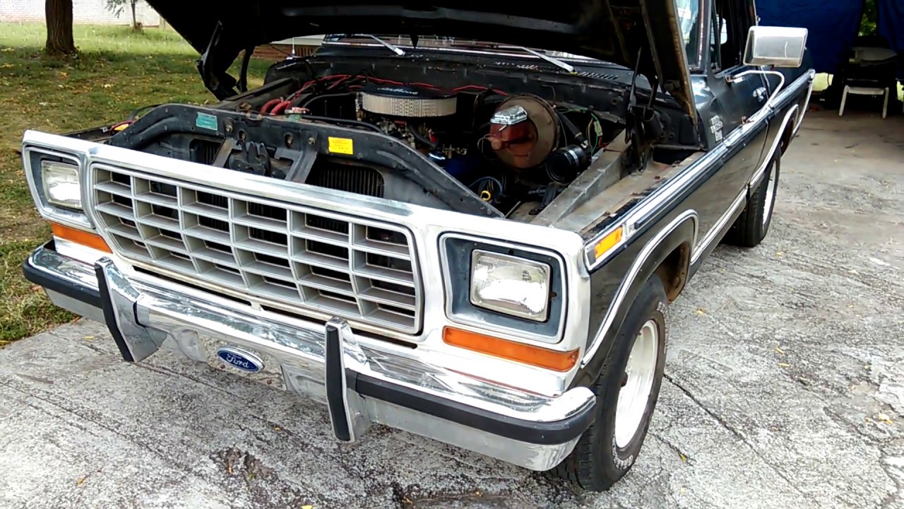 My new truck 1978 Ford f100 ranger xlt 351w - YouTube