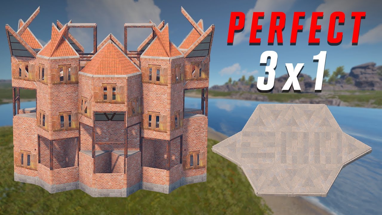 (NEW) PERFECT 3x1 Expansion / BUNKER / Rust Base Design (2025) - YouTube