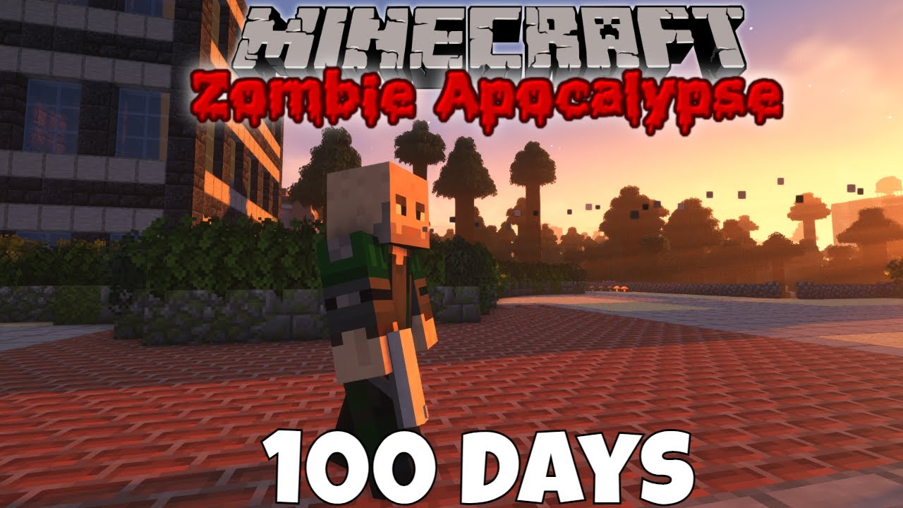 100 Days: Zombie Apocalypse - Minecraft Walking Dead pt. 2 - YouTube