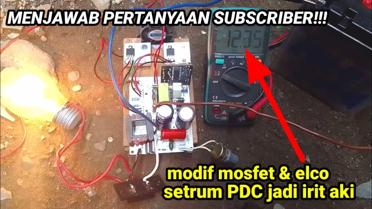 PEMULA WAJIB TAU!!!Cara pasang trafo dan PWM Setrum PDC 2 fet yang beli ...