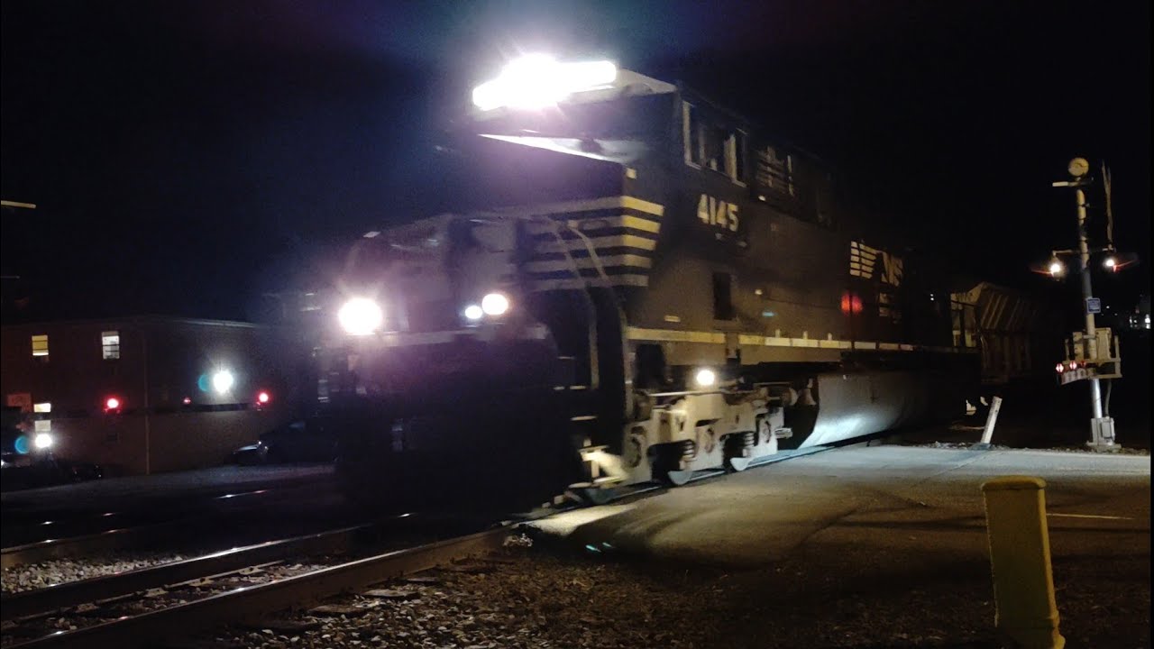 NS 92X GREX ballast train in Charlottesville Virginia - YouTube