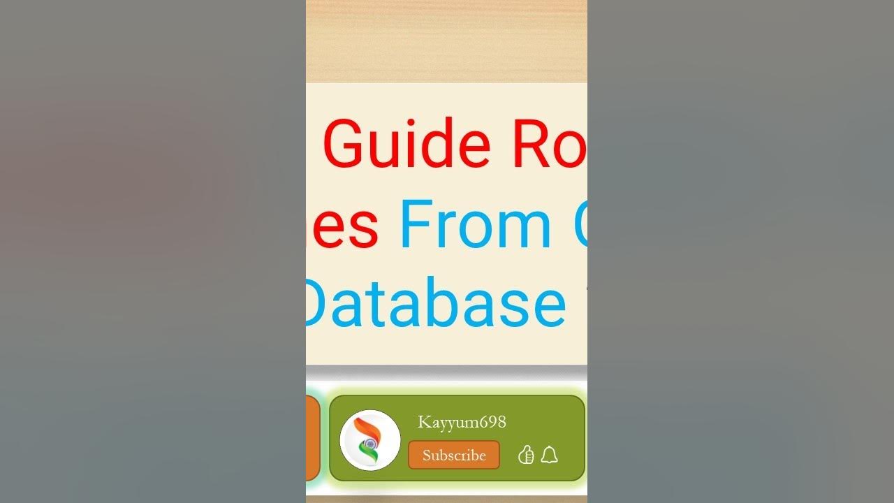 Quick Guide Rollback Patches From Oracle Database - YouTube
