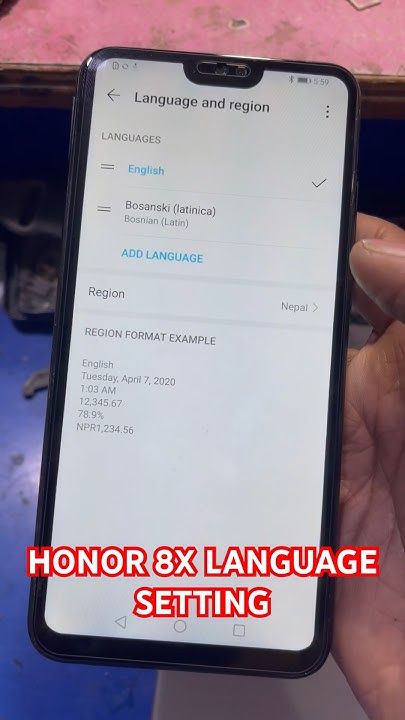 Honor 8x language setting || language setting problem solution honor 8x #huaweihonor #mobile # ...