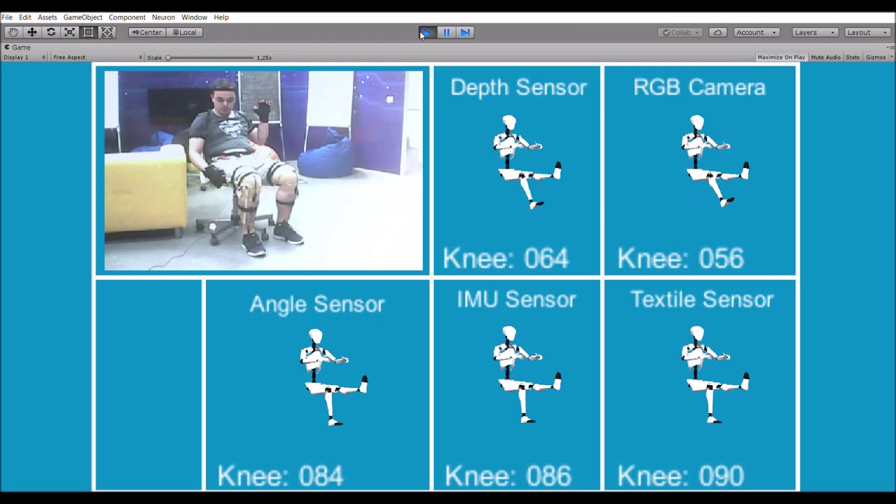 Human Motion Monitoring Using Kinect Rgb Camera Textile Based Strain Sensor And Imu Based