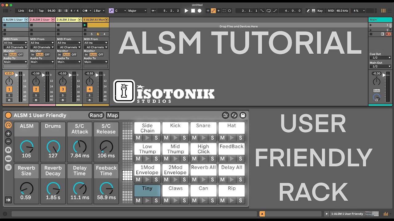 WALKTHROUGH - ALSM - Ableton Live 12 Pack by User Friendly Sounds - YouTube