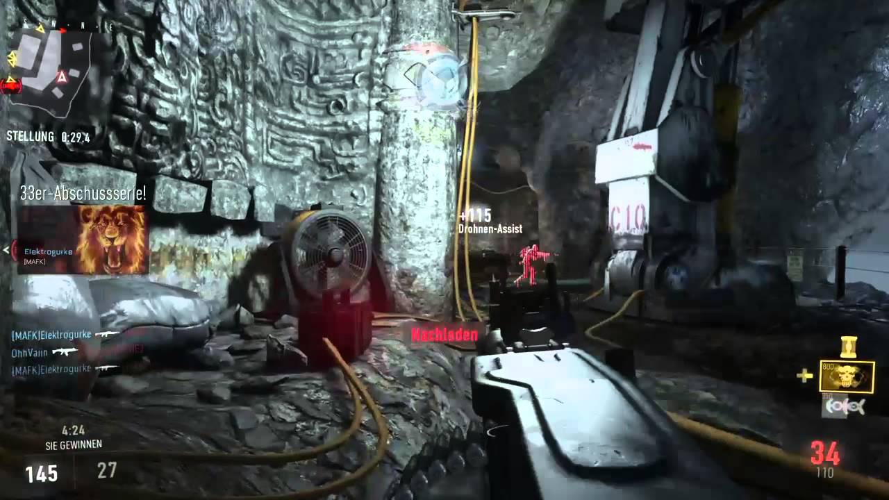 Cod AW : 64er Gun Streak Ameli Rambo Style - YouTube