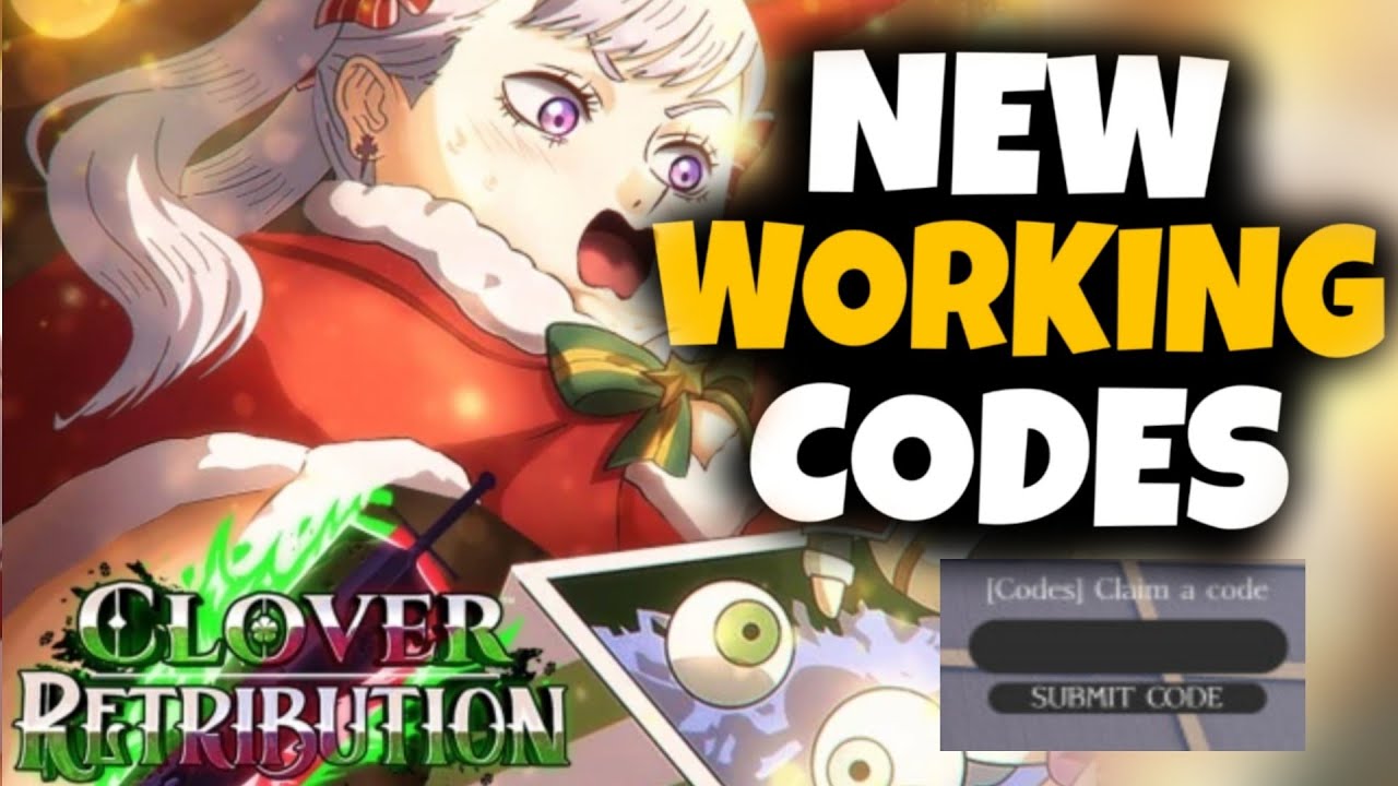 🔥 UPDATED CLOVER RETRIBUTION CODES🔥REDEEM NOW BEFORE THEY EXPIRE 🔥 ...