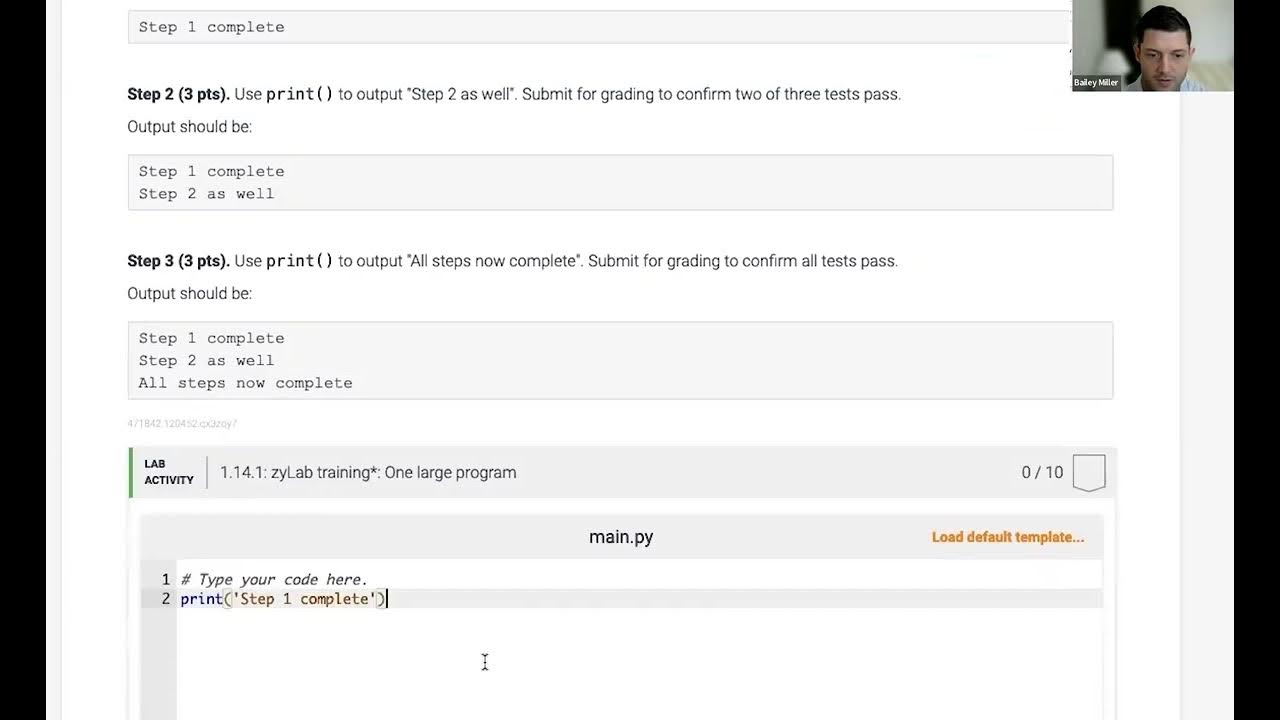 Bailey Miller Python Labs - YouTube