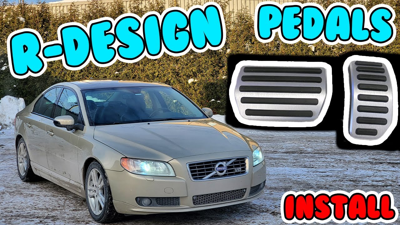 VOLVO R-DESIGN PEDALS Install! Refining the S80 V8's Interior even more ...