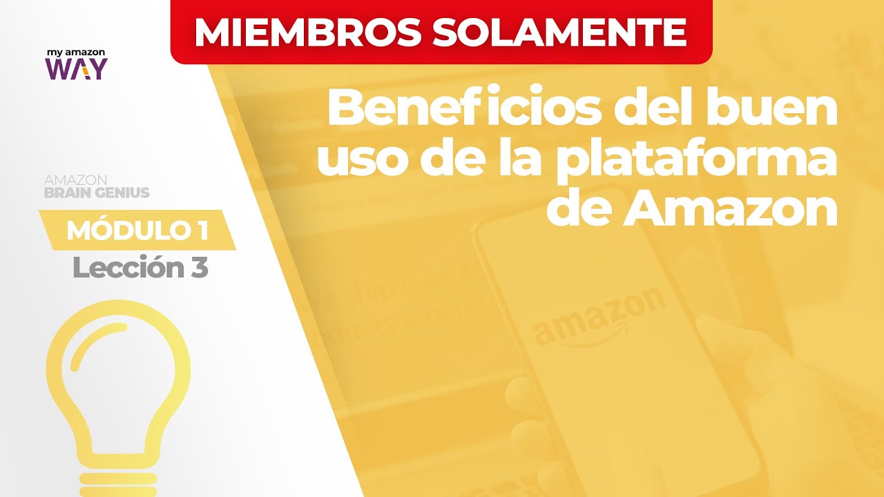 1-3 Beneficios del buen uso de la plataforma de Amazon - YouTube