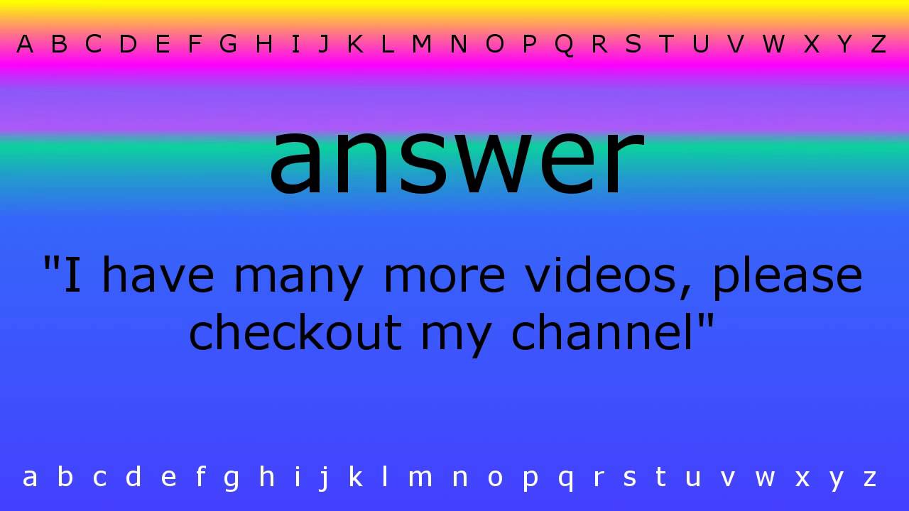 Here I Will Show You How To Say answer With Hazel YouTube here-i-will-show-you-how-to-say-answer-with-hazel-youtube