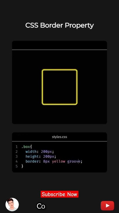 Css Border Property Html Css Stories Shorts Coder Master05 Youtube