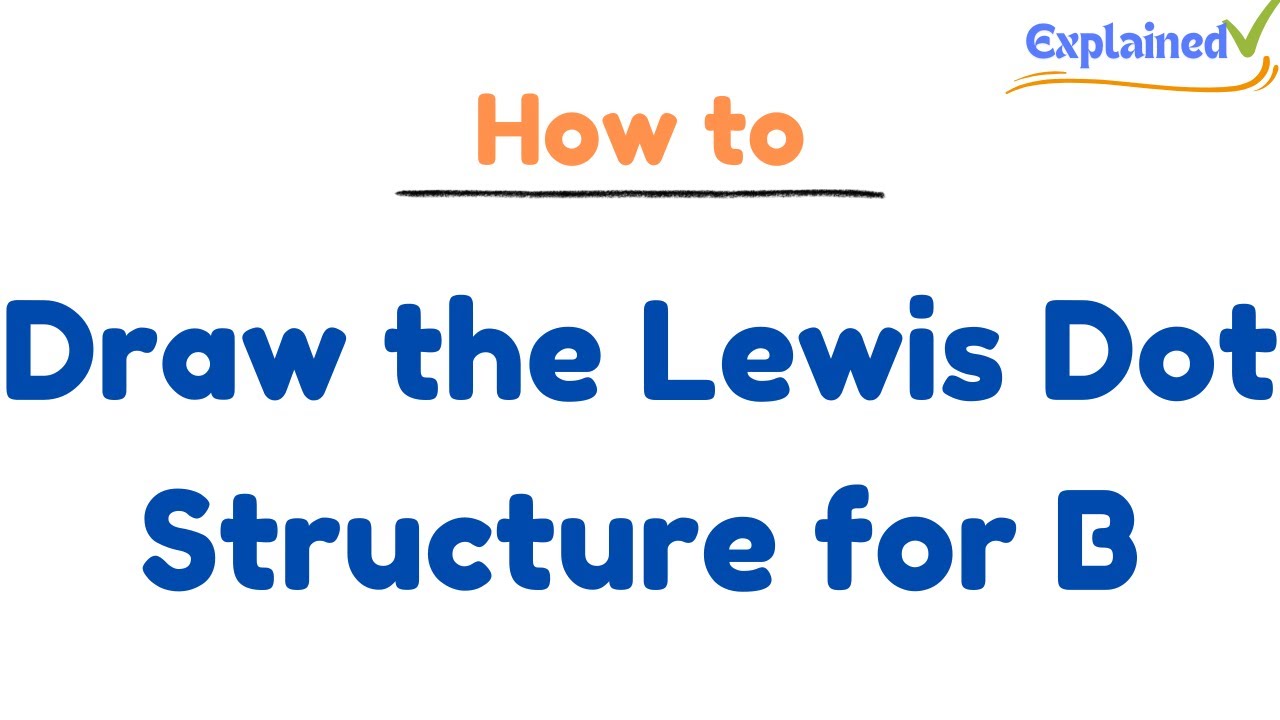 How to Draw the Lewis Dot Structure for Br ( the Element Bromine) - YouTube