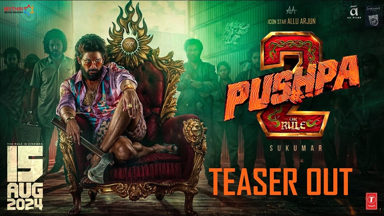 Pushpa 2 The Rule Teaser | HINDI | Allu Arjun | Sukumar | Rashmika ...