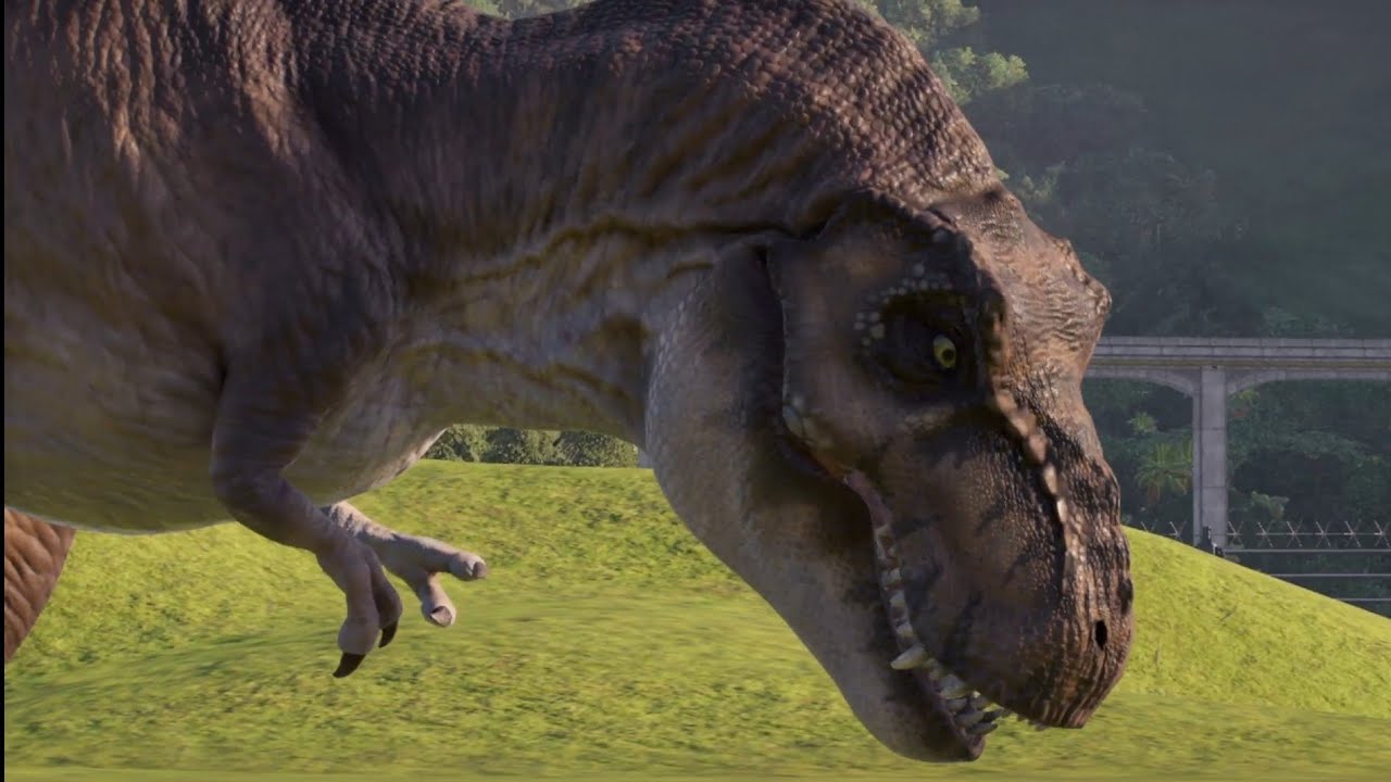 T REX VS RAPTORS SQUAD DINO FIGHTS JURASIC PARK GAME, PELEAS DE ...