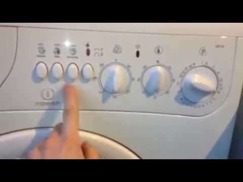 Indesit Evoloution WD12 Washer Dryer Spin Washing Machine - YouTube