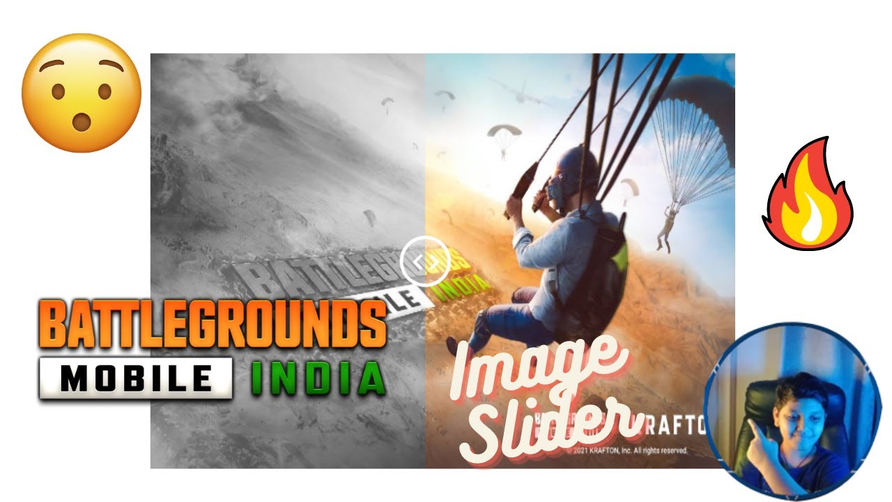 #0074 - BGMI Image Comparison Slider in HTML, CSS and Javascript ...