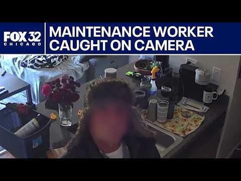 Maintenance worker caught urinating in tenant's sink