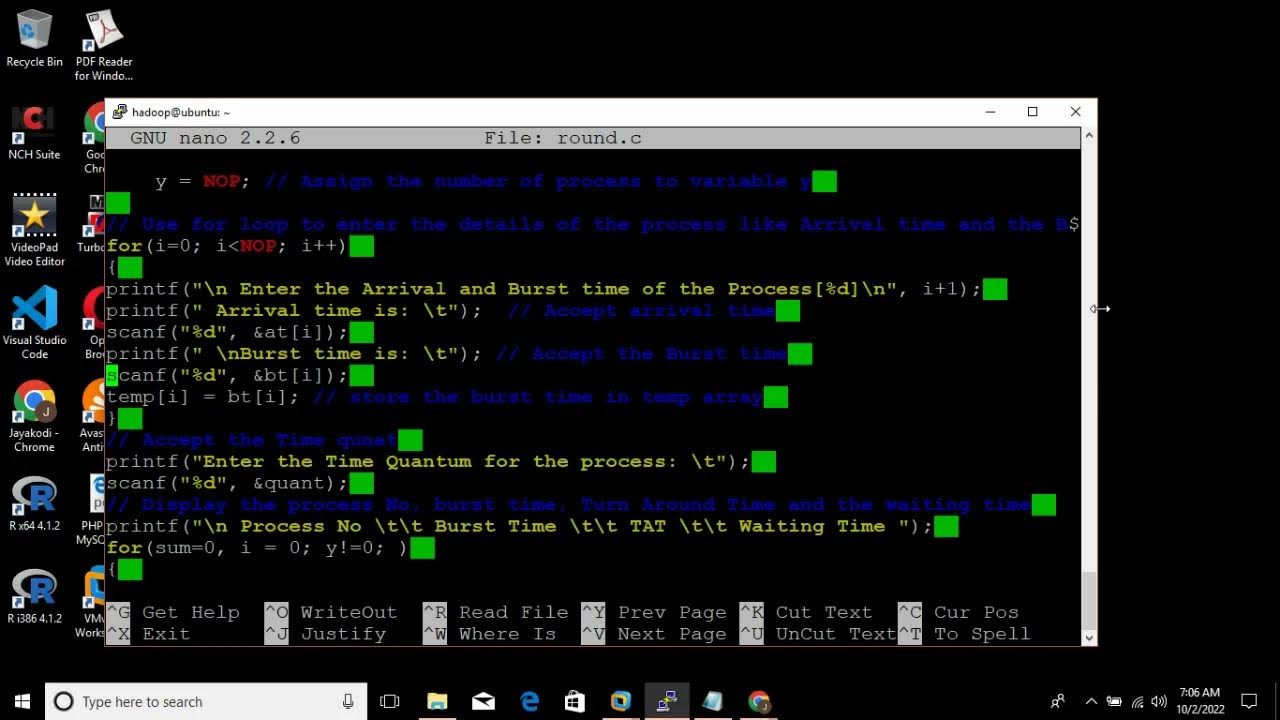 Round Robin scheduling algorithm - practical video - YouTube