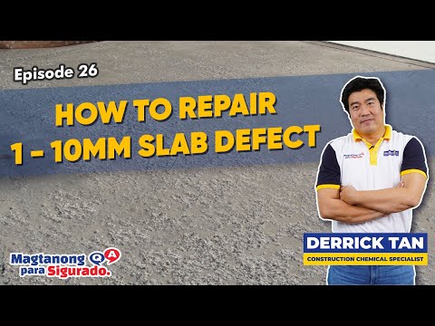 Concrete Repair Solution for Scaling (1-10mm Concrete Damage)