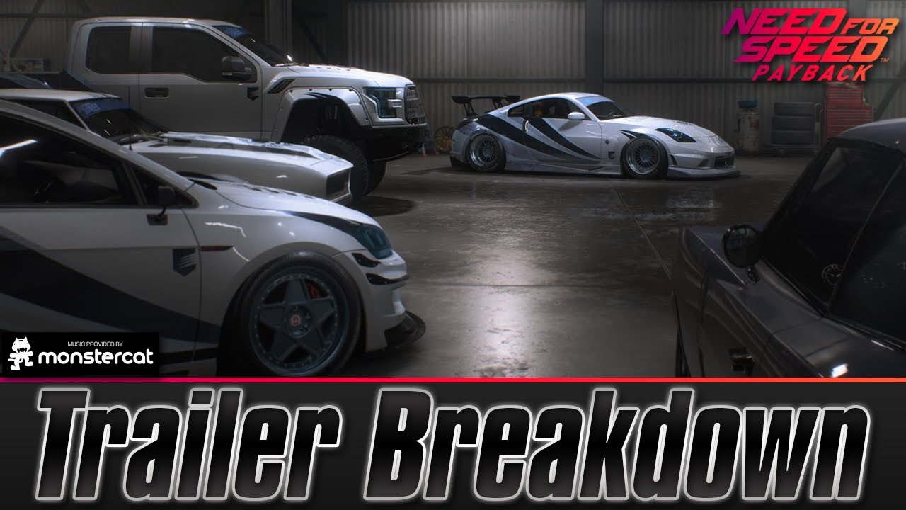 Need For Speed Payback: Trailer Breakdown + Initial Car List (2018 BMW ...