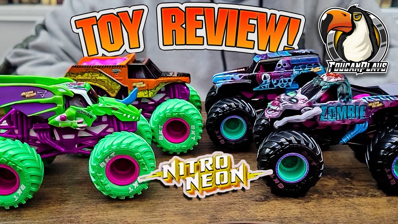 Toucan's Toy Review - Spin Master Nitro Neon Double Pack! - YouTube