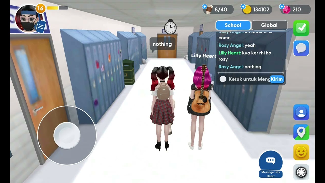 school day virtual sim story - YouTube