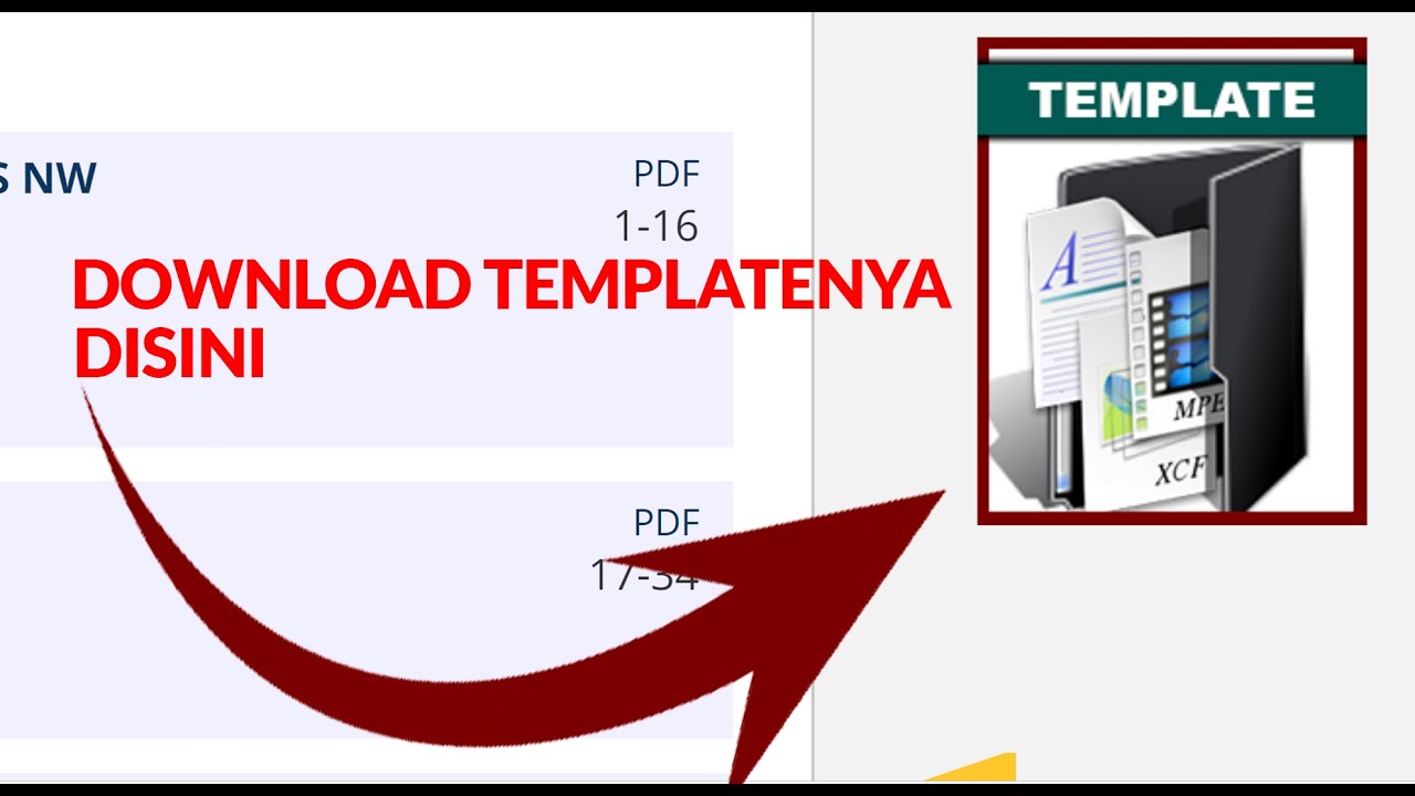 Cara Download Template Jurnal - YouTube