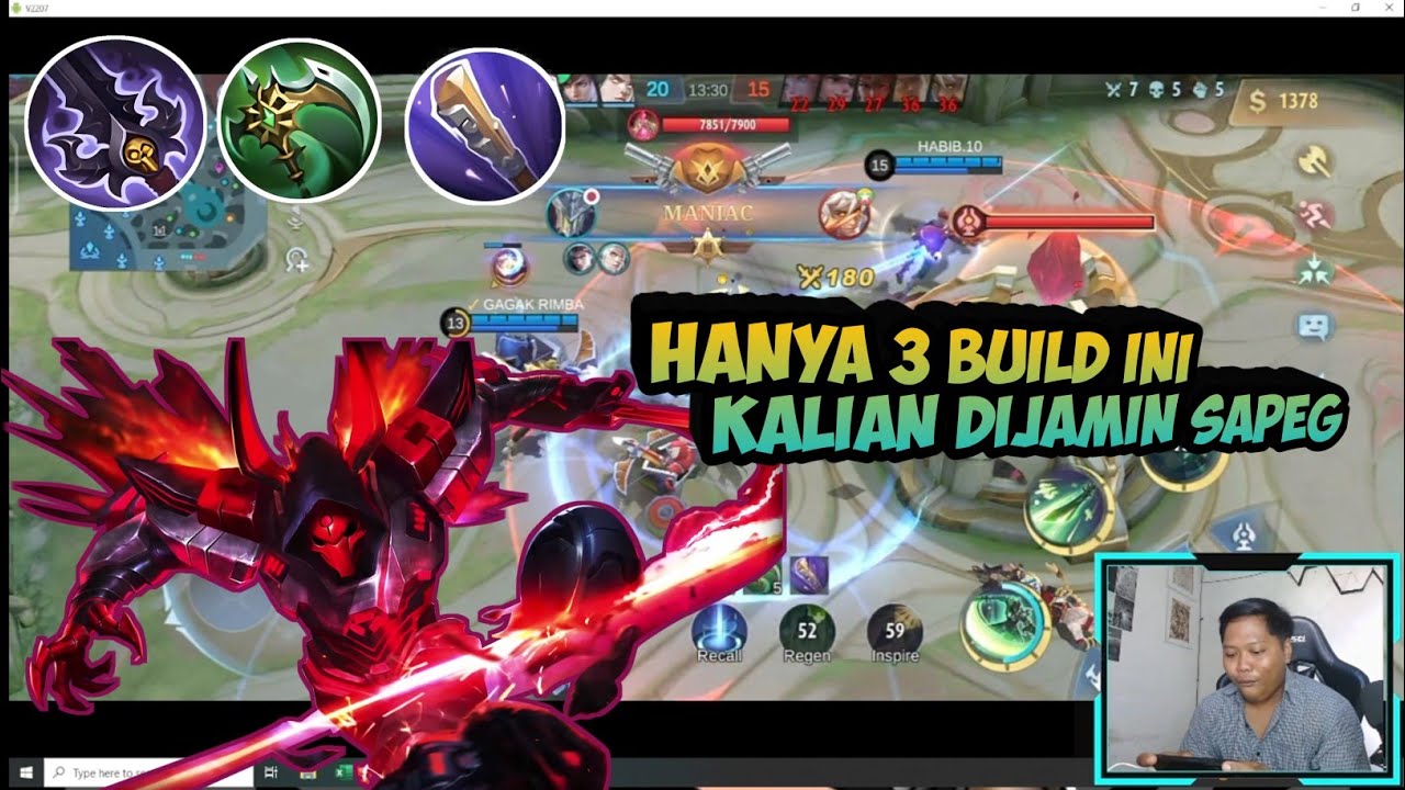BUILD ARGUS TERSAKIT 1 HIT - YouTube