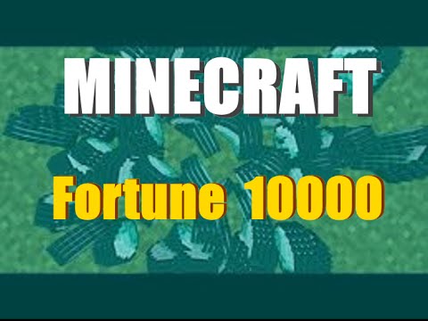 Minecraft Fortune 10,000 Pickaxe! (100 Subscriber Special!) - YouTube