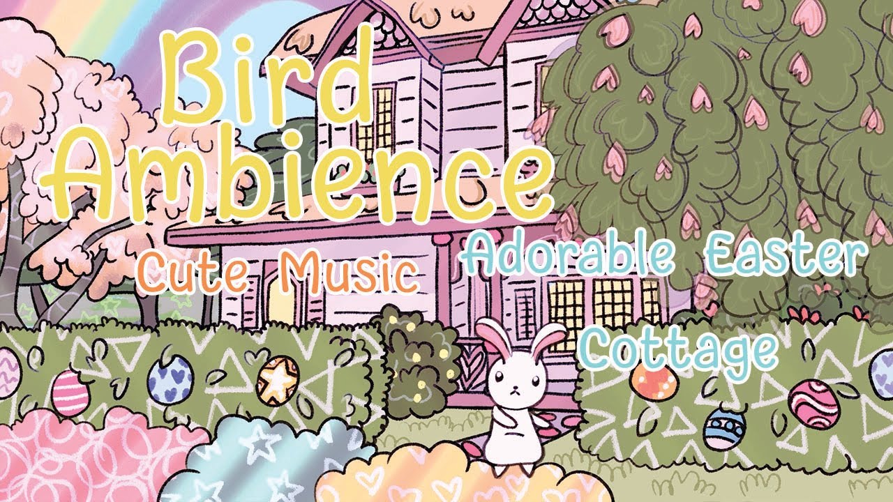 Easter Cottage Ambience with Music - Cute Study Playlist - Fantasy ...