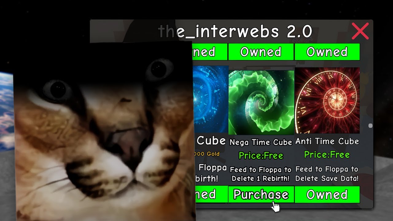 Raise a Floppa 2 Bring Back THE NEGA TIME CUBE .. 🥀 - YouTube