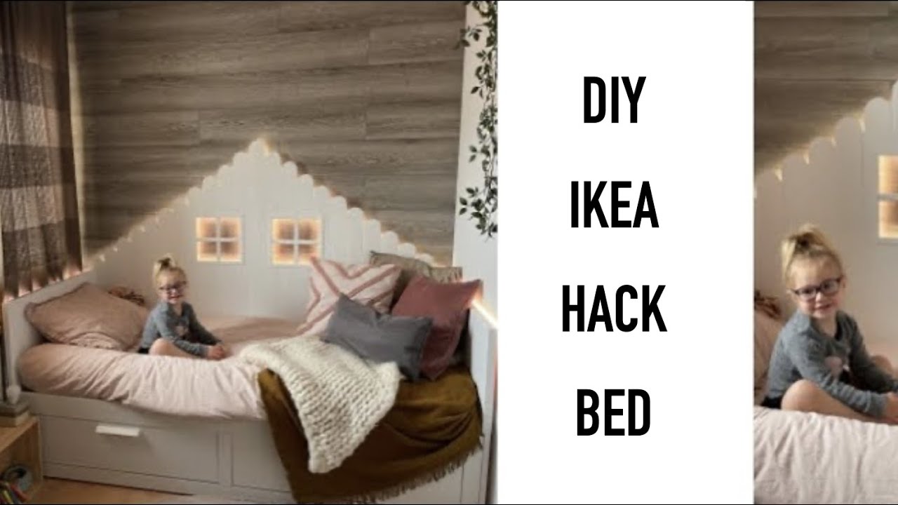 DIY IKEA BED HACK | TINY BED HOUSE - YouTube