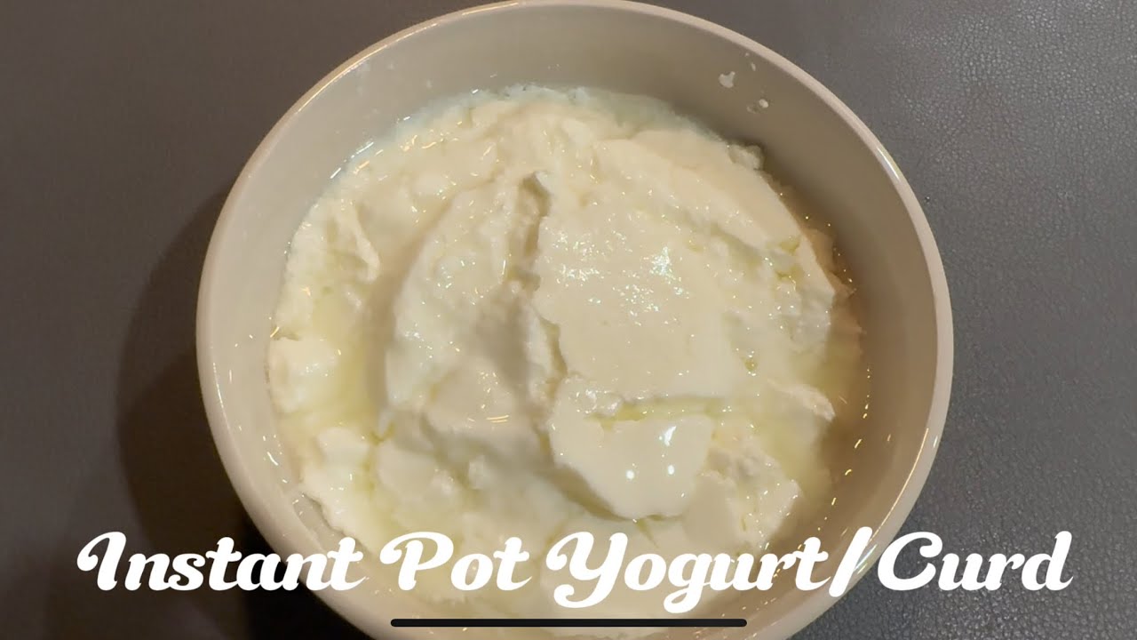Instant Pot Yogurt Recipe | Homemade Curd | Thick & Creamy Dahi - YouTube