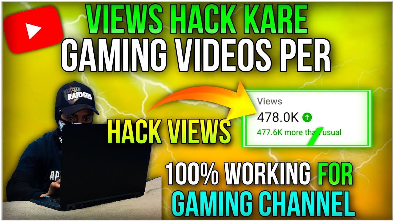 Hack YouTube Views || views hack kare gaming videos per || youtube ...