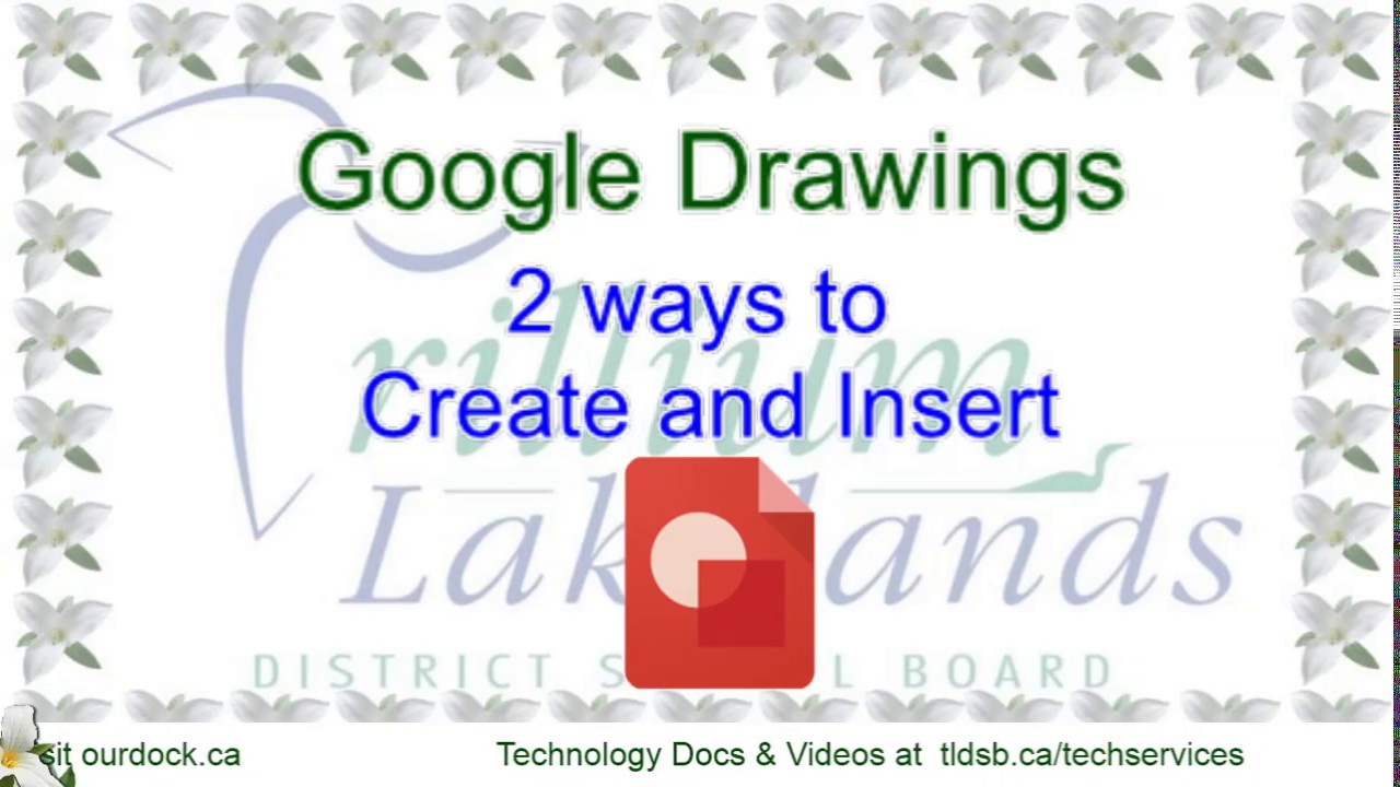 2 Ways to Create and Insert Drawings - YouTube