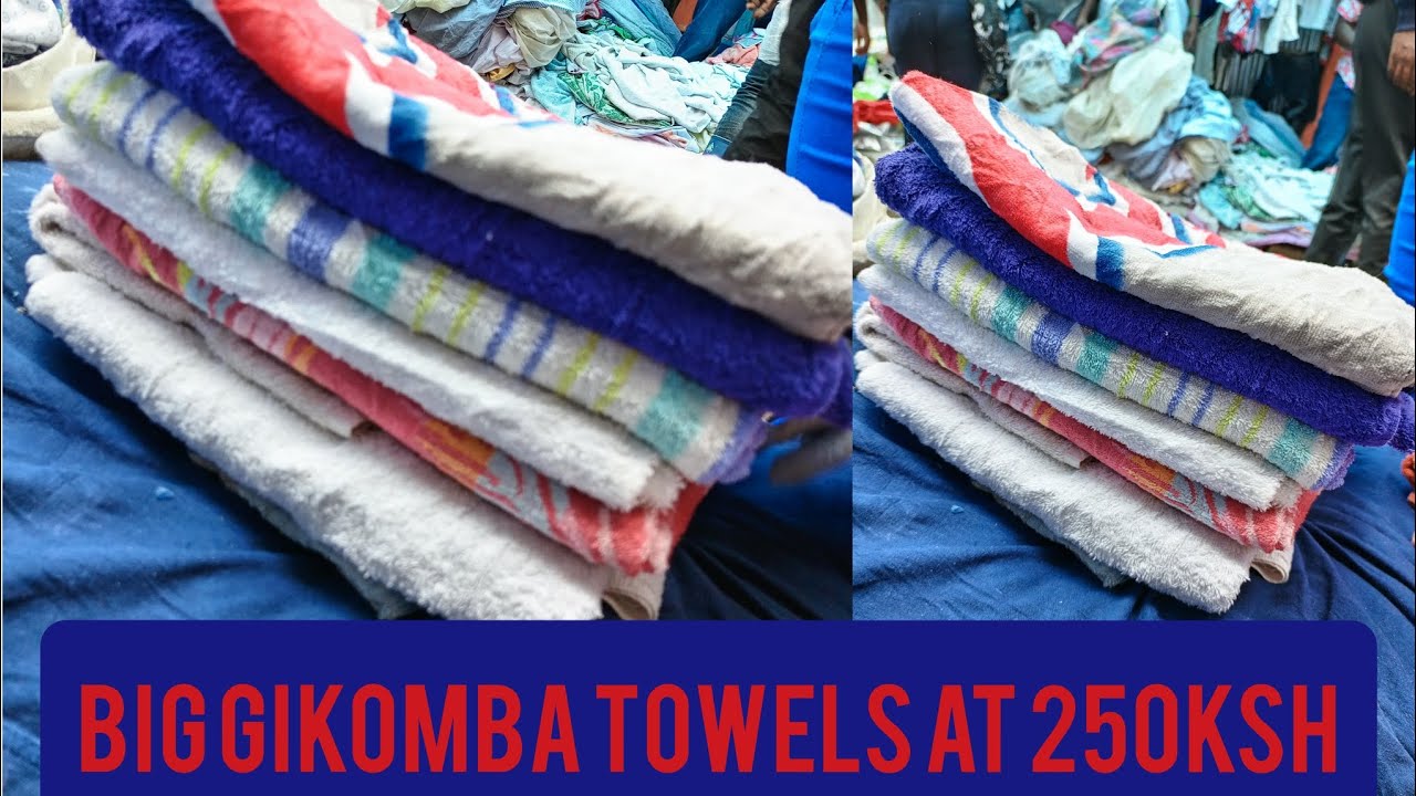 GIKOMBA TOWELS AS LOW AS 100BOB //BIG GIKOMBA TOWELS AT AFFORDABLE ...