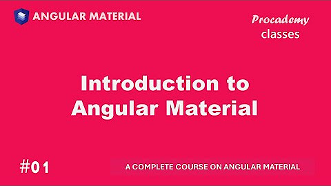 Angular Material Course: Build Beautiful and Responsive Web Apps - YouTube