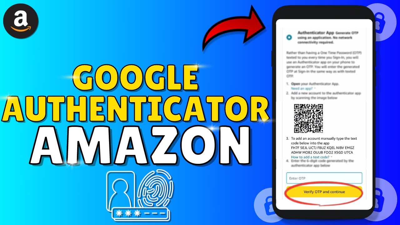 How To Add Google Authenticator To Amazon ( Step by Step) - YouTube