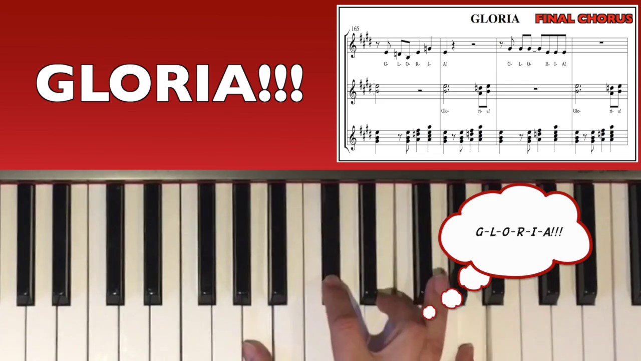 How to play Gloria - The Doors on piano! Acordes - Chordify