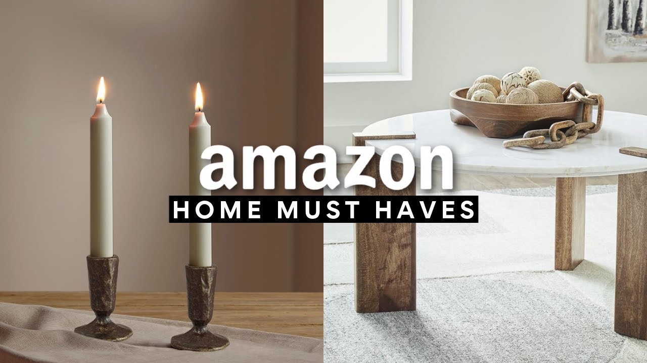 AMAZON HOME DECOR MUST HAVES | HOME DECOR TRENDS 2024 - YouTube