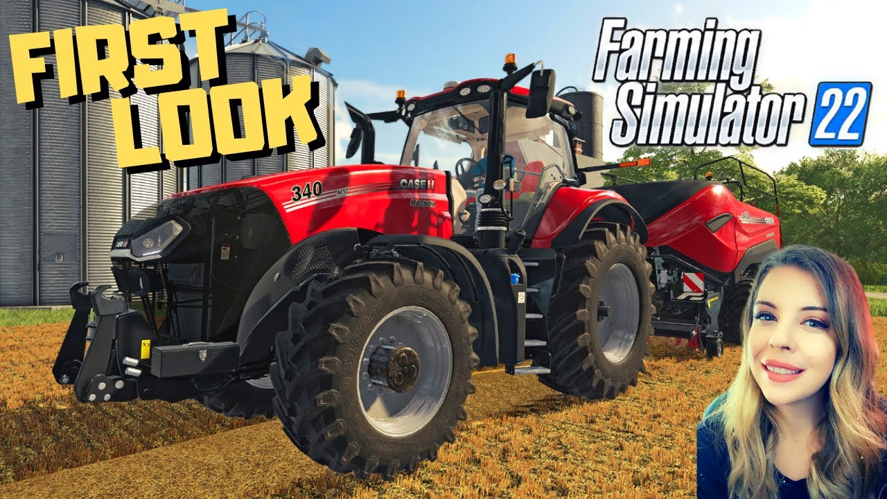 First Time Playing FARMING SIMULATOR 22 - Character Creation - Live PC ...
