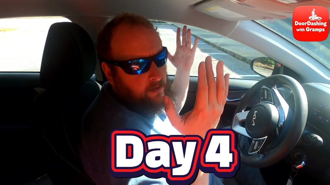 Day 4 of DoorDashing with Gramps - How did I do ??? Part 1 of 2 - YouTube