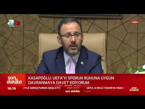 UEFA'dan Şok Karar! Fransa - Türkiye Maçına Soruşturma Açıldı! / A Spor / Spor Gündemi / 15.10.2019