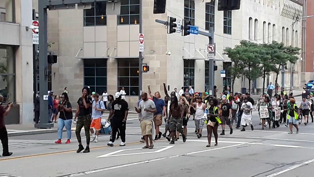 Antwon Rose protest Pittsburgh - YouTube