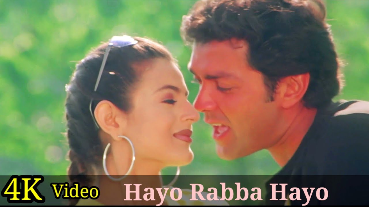 Hayo Rabba Hayo Rabba 4K Video Song | Kranti | Bobby Deol, Ameesha ...