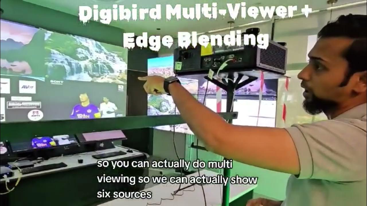 Digibird Multi Viewer + 4K projection Edge Blending - YouTube
