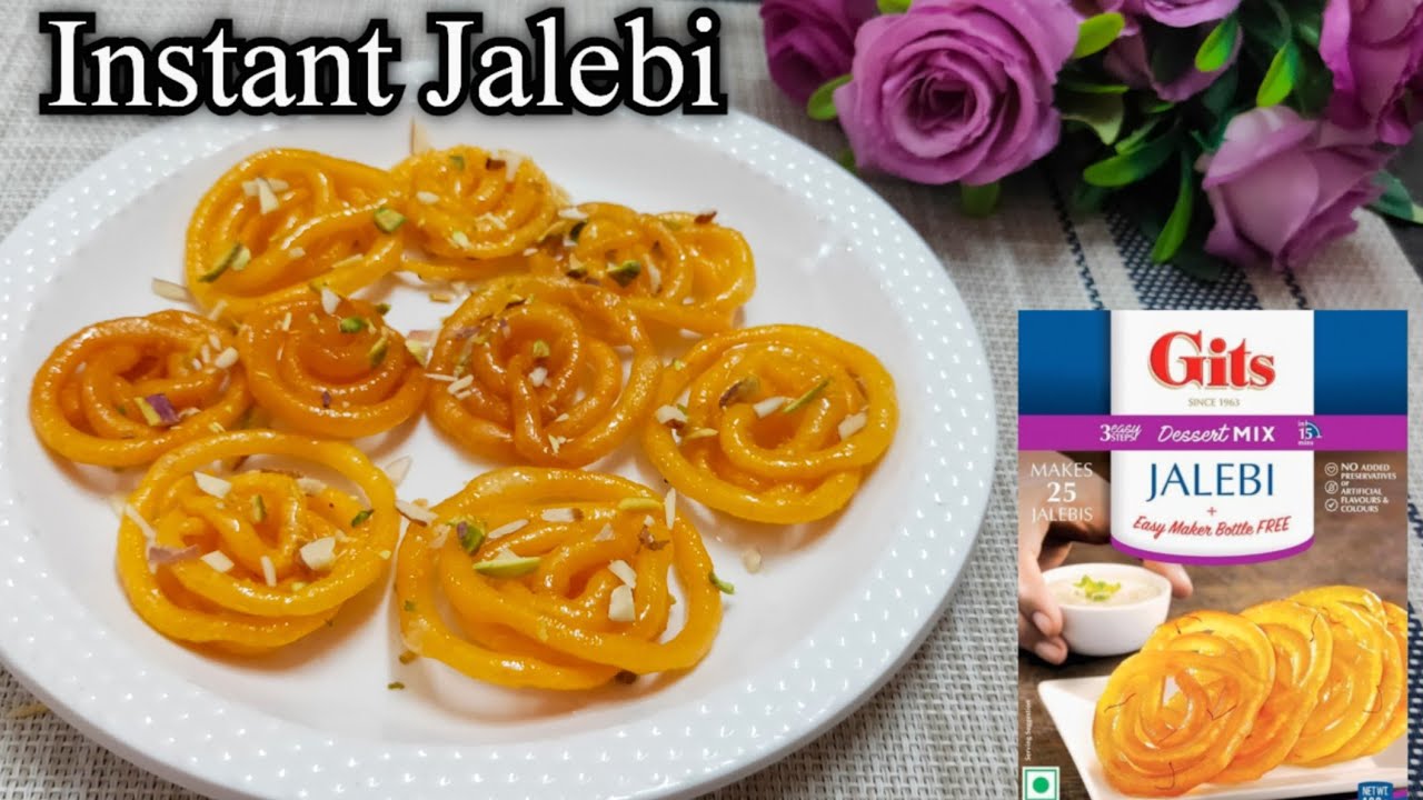 Gits Instant Jalebi Mix | Quick & Crispy Jalebi Recipe | Gits Jalebi ...