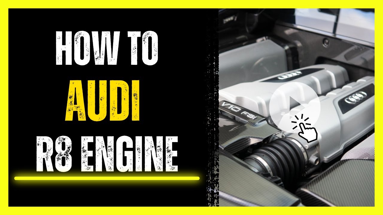 How to unlock the engine compartment of the Audi R8 | VAG Car Tutorials ...